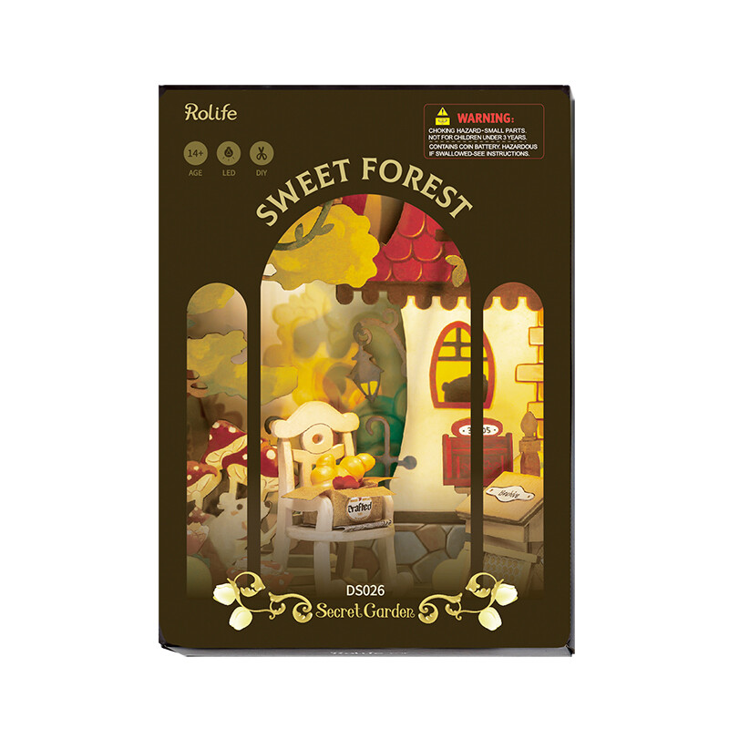 Rolife Sweet Forest DIY Miniature 1/24 Dollhouse Room Box Theater Kit (DS026) | eBay
