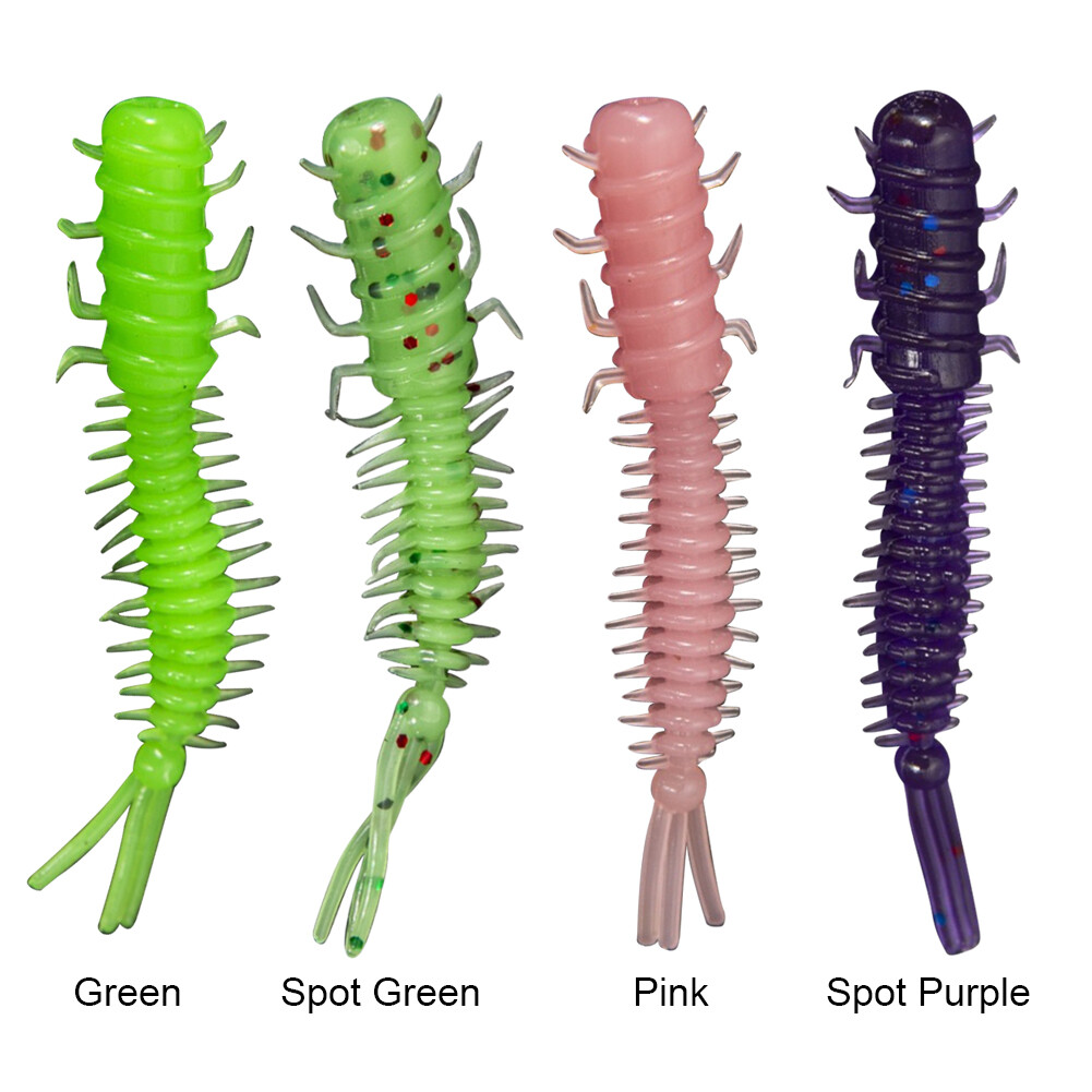 20pcs Swimbait Saltwater Freshwater Mini Worm Fishing Lures Pesca ...