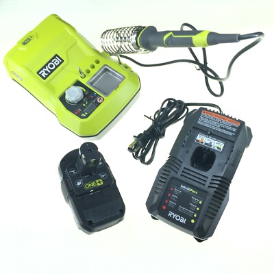 NEW BULK RYOBI 18-Volt Hybrid Soldering Station Combo Kit, P3100+P102 ...