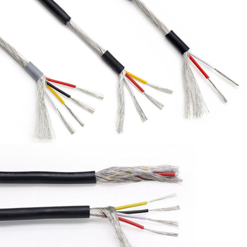 UL2547 Multi Core Signal Control Cable 18~28AWG Shielded Wire 2/3/4/5/6 ...