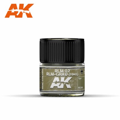 Real Colours Aircraft Acrylic Lacquer Paint - RLM 02 RLM-GRAU 1941 ...