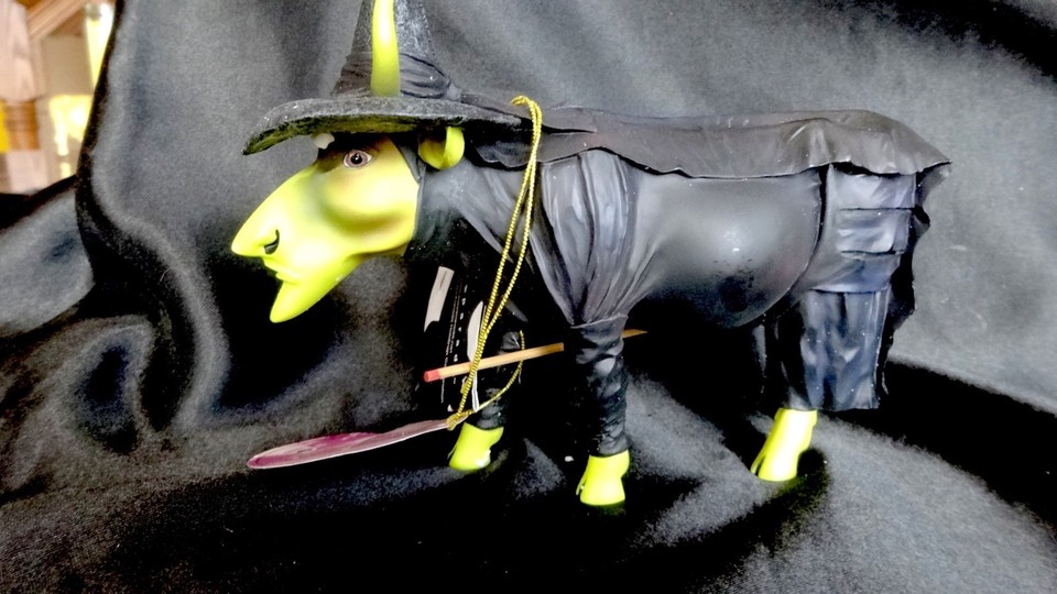 Cow Parade Wicked UDDERLY WITCHED Wizard of Oz Figurine w/ Box | eBay