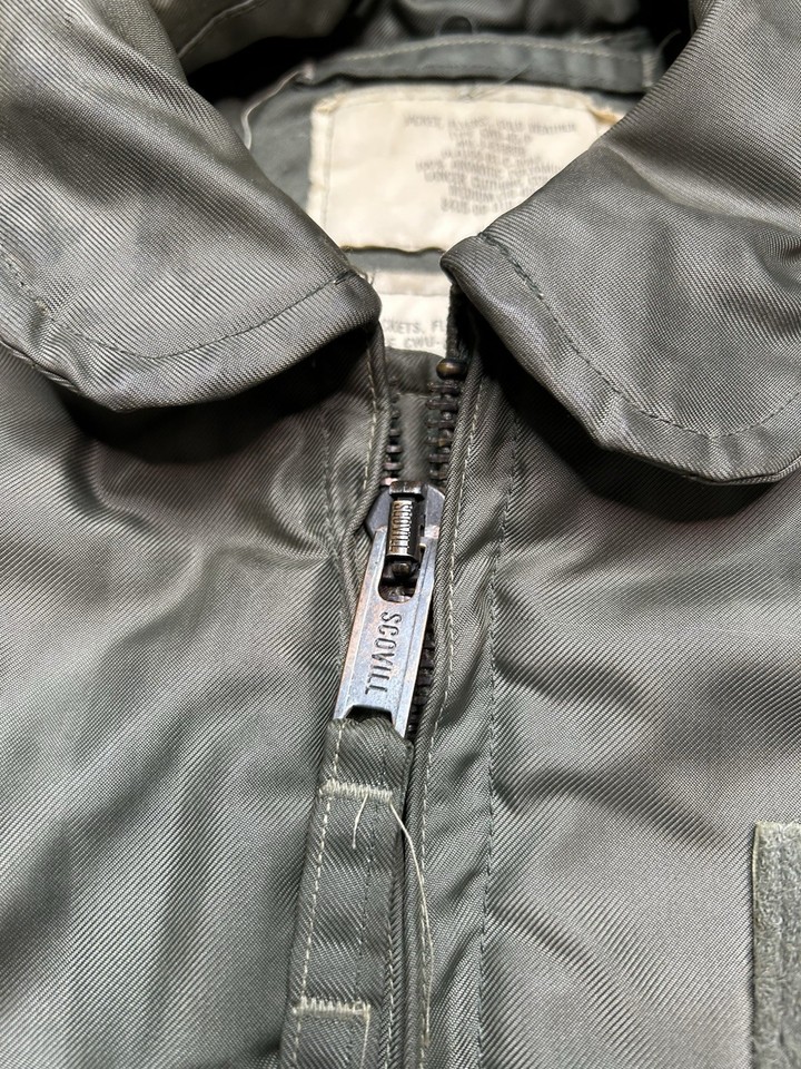 VTG 1980s USAF CWU 45/P Flyer’s Flight Bomber Jacket Cold Weather ...