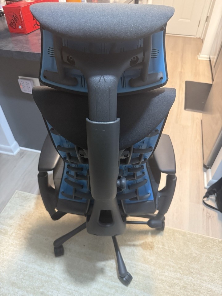 Authentic Herman Miller® X Logitech Embody Gaming Chair - Black / Cyan ...