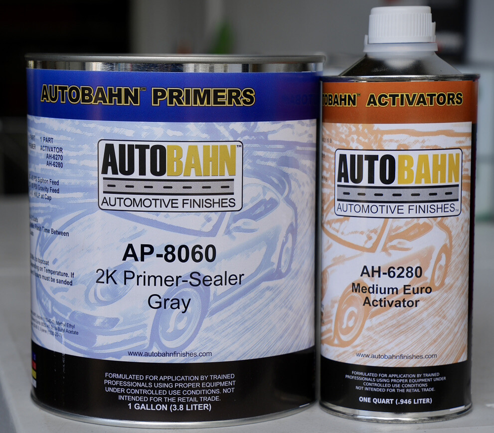 Autobahn 2K Primer Sealer Gray Gallon Kit Auto Car Paint | AP8060 ...