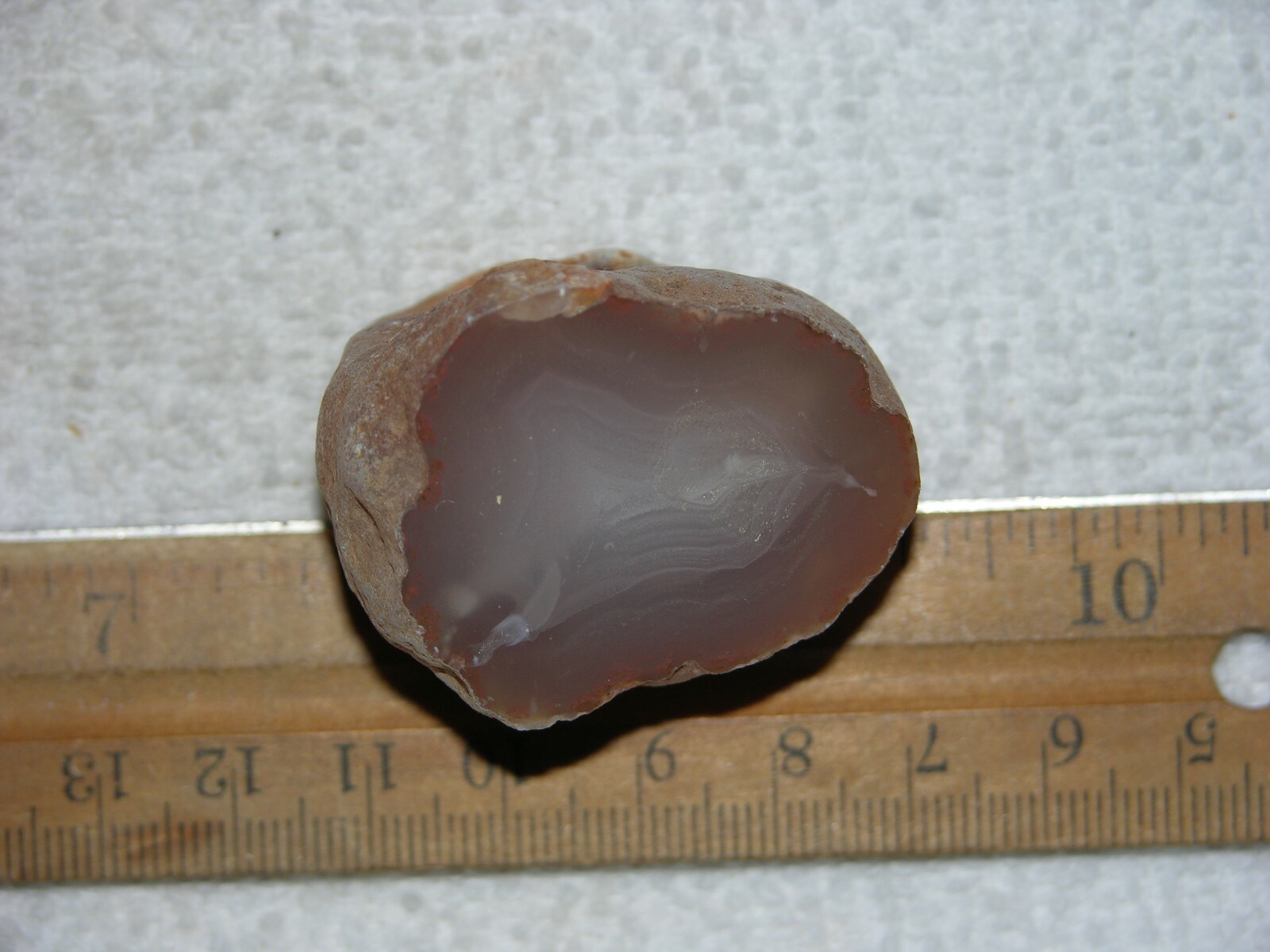 Laguna agate geode cut and polished Mexico 1 1/4 x 1 1/2 inch G299 | eBay