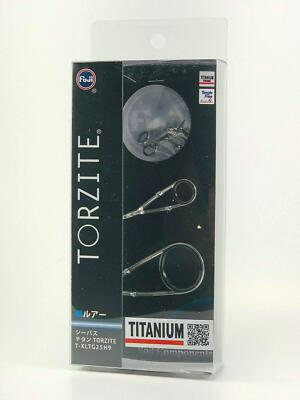 Fuji Torzite Rod Guide Titanium Frame Rod Guide Set T-KLTG25H9 (No top ...