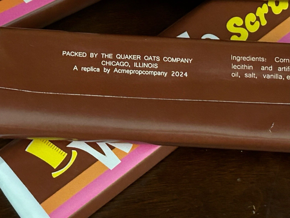 Willy Wonka & Chocolate Factory Prop Replica Scrumdiddlyumptious Bar | eBay