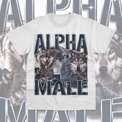 Alpha Male Wolf T-Shirt Unisex Animal Wolves Pack Alpha Male Sweater ...