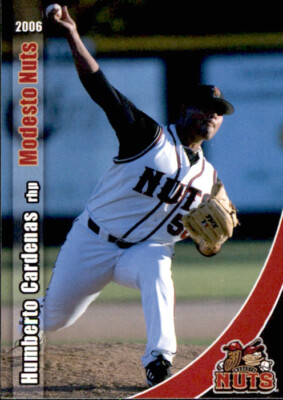 2006 Modesto Nuts Grandstand #25 Humberto Cardenas El Centro California ...