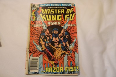 MASTER OF KUNG FU #105 (1981) Razor Fist Shang Chi Marvel Comics Group ...