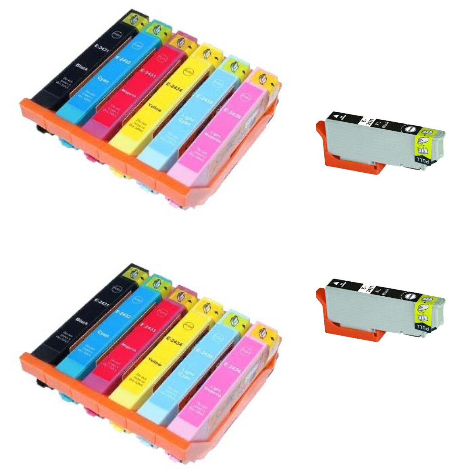 NON OEM 24XL Ink Cartridges For Epson Photo XP-55 XP-750 XP-760 XP-860 ...