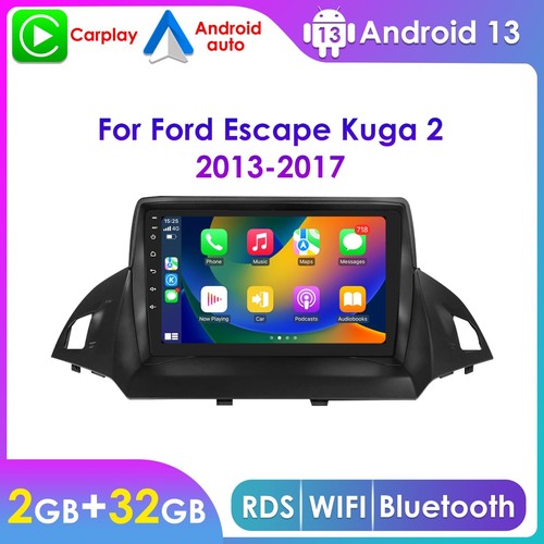 Bluetooth Android 13 Carplay Car Stereo Radio GPS For Ford Escape Kuga ...