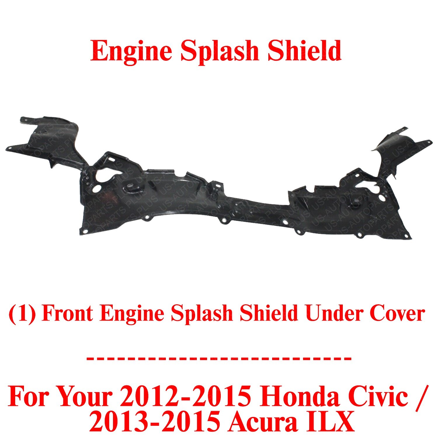 Front Engine Splash Shield Under Cover For 2012-2015 Honda Civic / 2013 ...