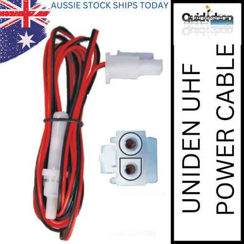 2 x UNIDEN UHF RADIO INTSALL POWER CABLE 2M LONG | eBay Australia