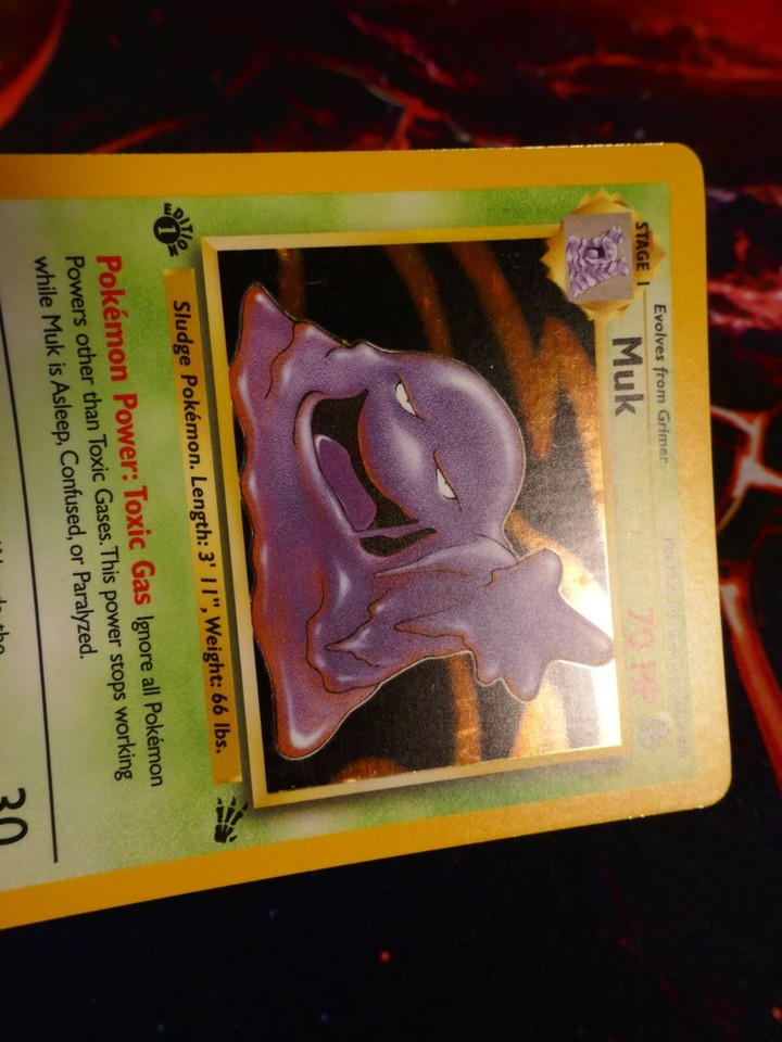 LP (1st edition) Pokemon MUK Card Set 13/62 Holo Rare WOTC#4 | eBay