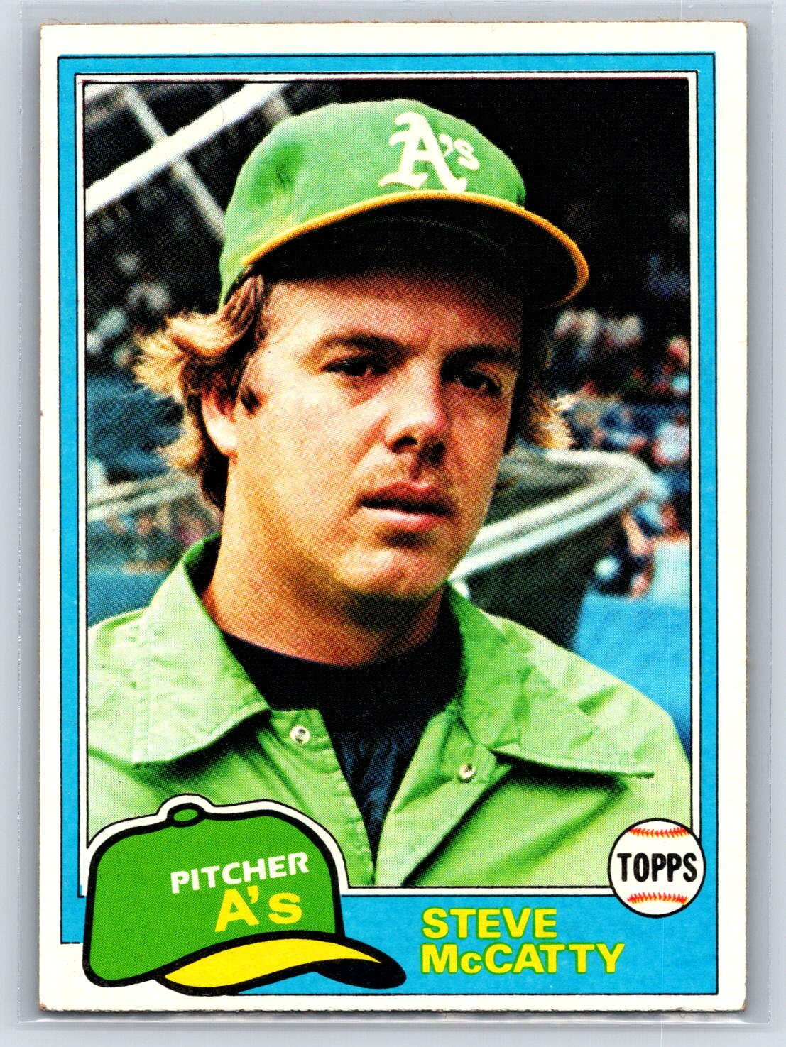 1981 Topps #503 Steve McCatty Oakland Athletics | eBay