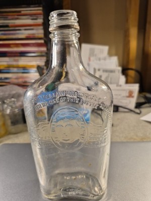 RARE VINTAGE HARRY E. WILKEN WHISKEY BOTTLE 8" HT. | eBay