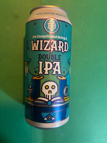 NEW CRAFT WIZARD IPA BEER CAN BURLINGTON BEER COMPANY WILLISTON VERMONT ...