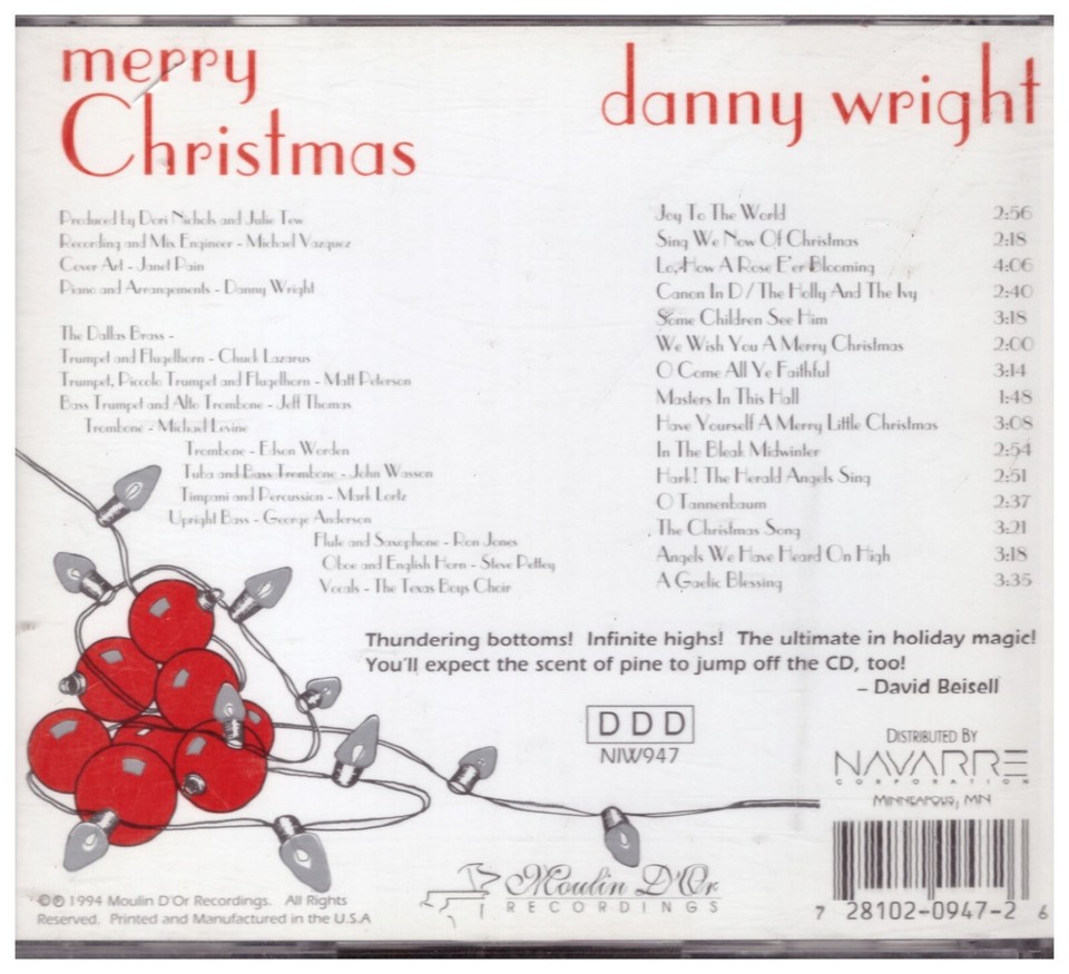 Merry Christmas - Danny Wright with Dallas Brass [CD]l christmas songs | eBay
