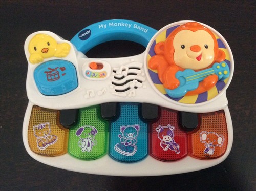 Like New Vtech My Monkey Band Keyboard | eBay Australia