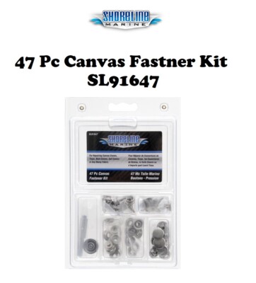 Shoreline Marine 47pc Canvas Fastner Kit SL91647 | eBay