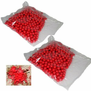 Shop4Paintball - BLOOD BALL - .68 Caliber Paintballs - Red/Red - Bag of ...