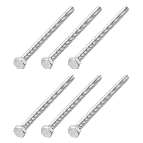 Hex Bolts 5/16-18x6" 6Pcs 304 Stainless Steel UNC Fully Threaded Hex ...