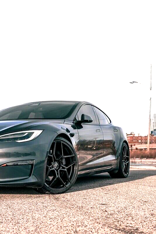 21” ROHANA RFX11 BLACK CONCAVE WHEELS RIMS FOR TESLA MODEL S MODEL X ...