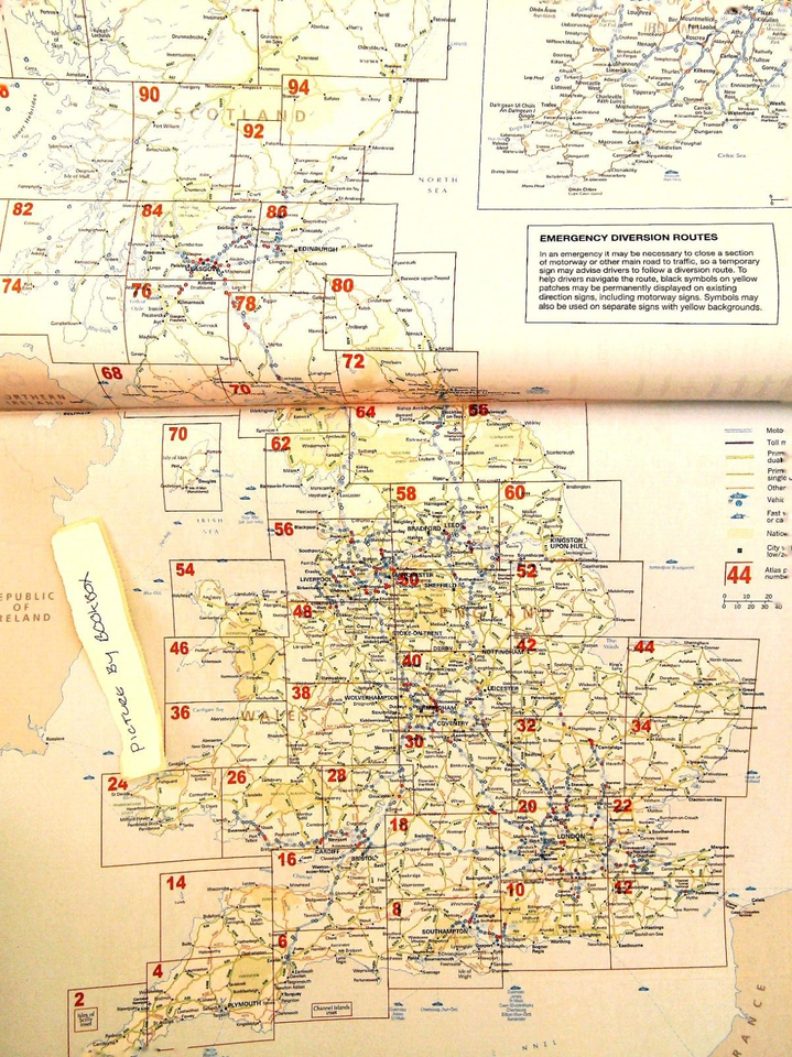 AA ROAD ATLAS BRITAIN 2026 MAP - 3 MILES TO 1 INCH LARGE - FREE TRACKED ...