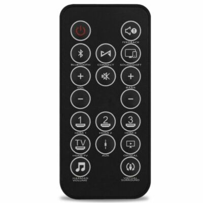 Remote Control For JBL Bar 2.1 DEEP BASS JBLBAR21DBBLKEP TV Bluetooth ...