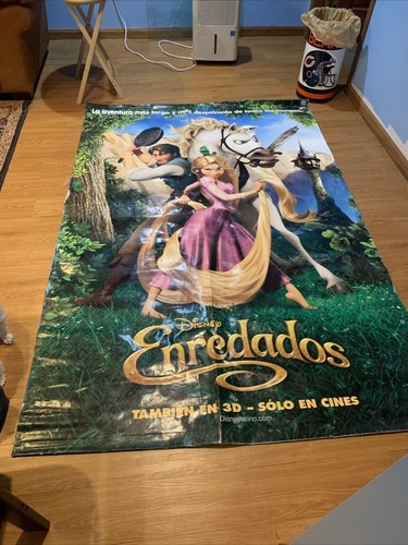 7 X 4 Vinyl Movie Poster Tangled Spanish | eBay.de