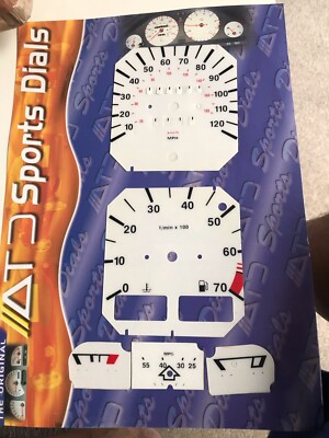 Vw Golf Mk1 Gti White Speedo Dash Dial Kit Original Atd Sports Dials | eBay