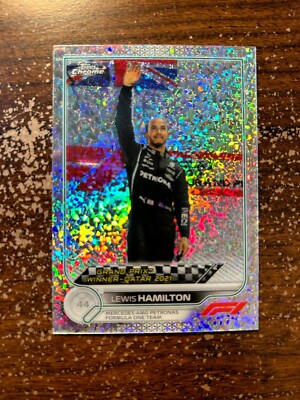 Lewis Hamilton, Mini Diamonds Refractor #d 231/299 - 2022 Topps Chrome ...