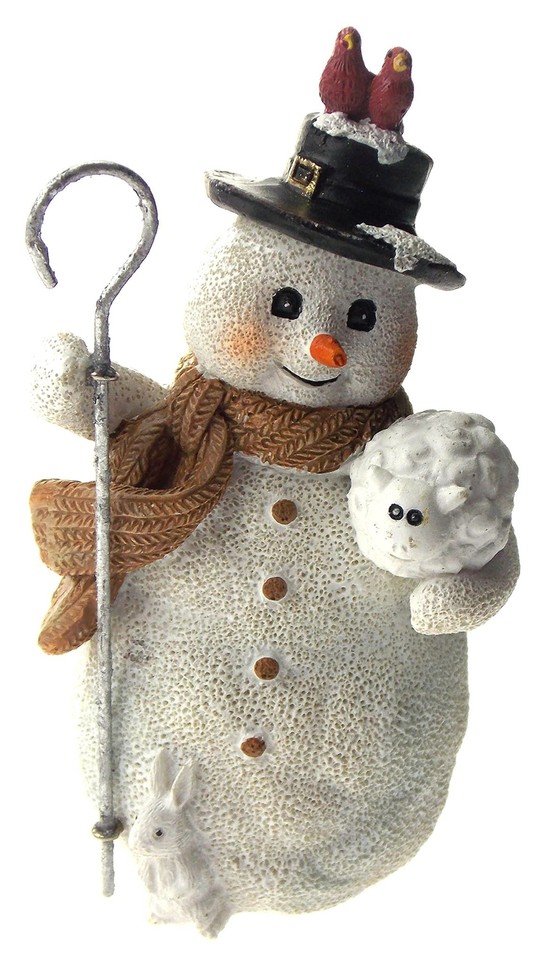 Snowman 7 Piece Nativity Set & Snowman Ornament | eBay