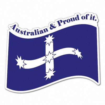 Australian And Proud Eureka Sticker Aussie Car Flag 4x4 Funny Ute | eBay