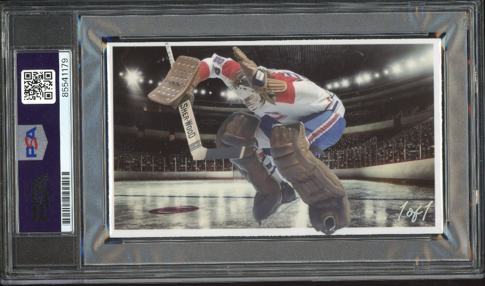 Ken Dryden signed Cut 3x5 Custom Card PSA DNA Slab Hockey HOF Auto ...
