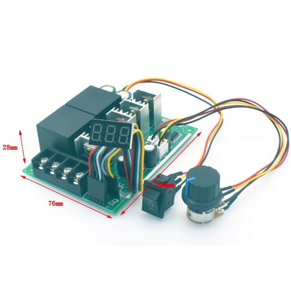 DC Motor Controller Potentiometer Control Knob Forward And Reverse ...