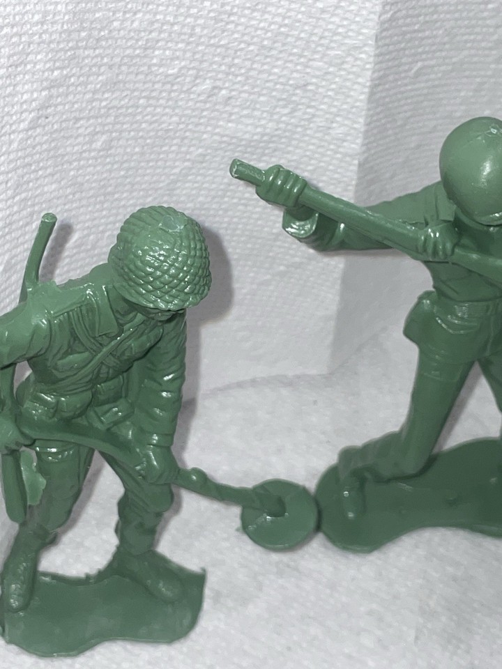 LOT OF 6 VINTAGE 6" LOUIS MARX TOY SOLDIERS LARGE ARMY MEN Excellent | eBay