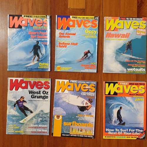 WAVES PUBLICATIONS MAGAZINE MAG SURF SURFER 1993 | eBay Australia