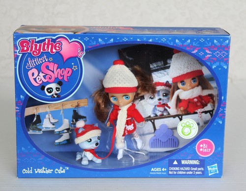 NRFB LPS Littlest Pet Shop Petite Blythe Doll Cold Weather Cute Winter ...