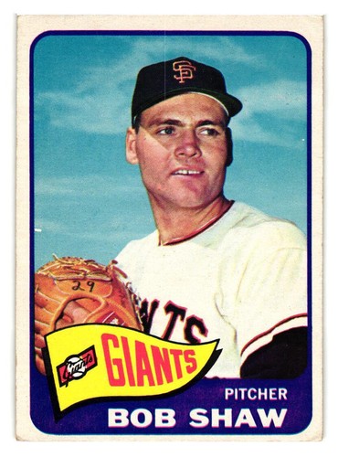 1965 Topps Baseball set HIGH #428 Bob Shaw VG-EX+ San Francisco Giants ...