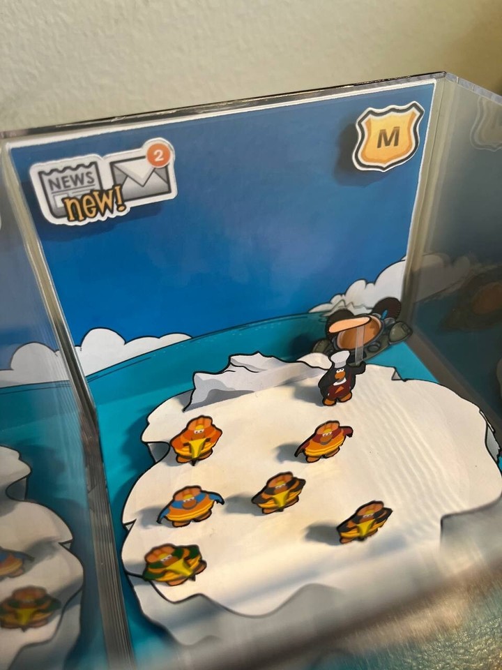 Club Penguin 3D Papercraft Diorama Cube | Handmade! PERFECT GIFT | eBay