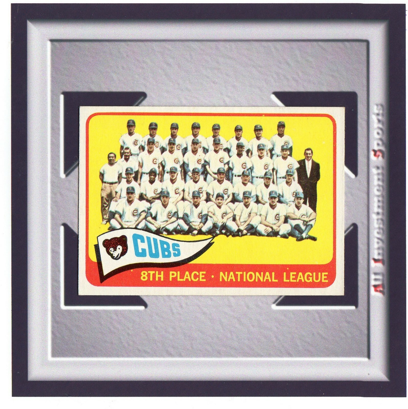 1965 Topps CHICAGO CUBS TEAM CARD #91 NM+ **awesome baseball card ...