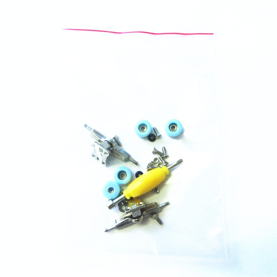 96mm Fingerboard Skateboard Wheels Bearings Screws Nuts Repair ...