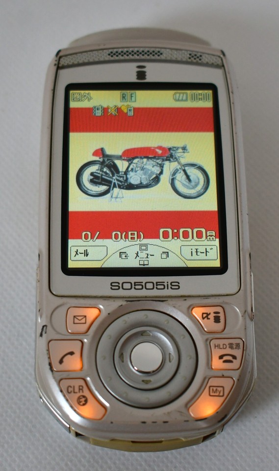 NTT docomo So505iS Japanese Flip phone Garakei Keitai Cell phone Retro ...