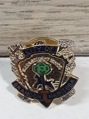 Vintage City Of Brandon Manitoba Lapel Hat Pin | eBay