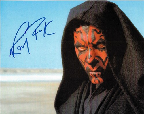 Park, Ray: Autographed 8"x10" photo / still – Ray Park, Star Wars Darth ...
