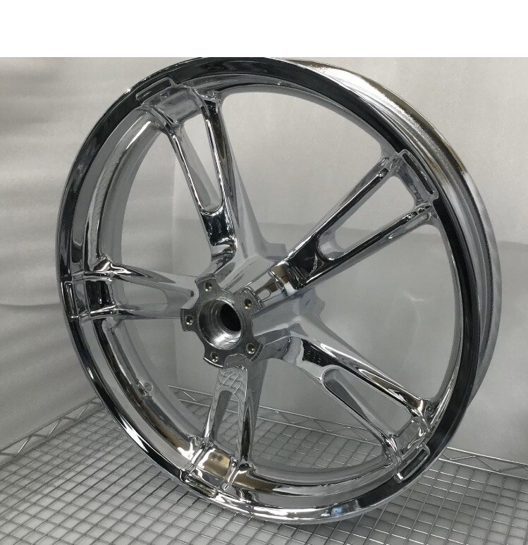 Harley FREEWHEELER FLRT tri glide Chrome Front Wheels 2014 -23 Rim 19 ...