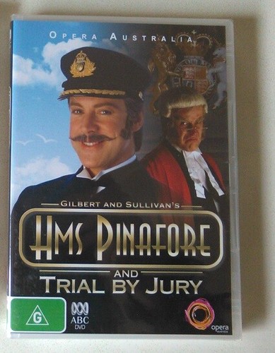 HMS PINAFORE & TRIAL BY JURY dvd NEW opera australia ABC gilbert and ...